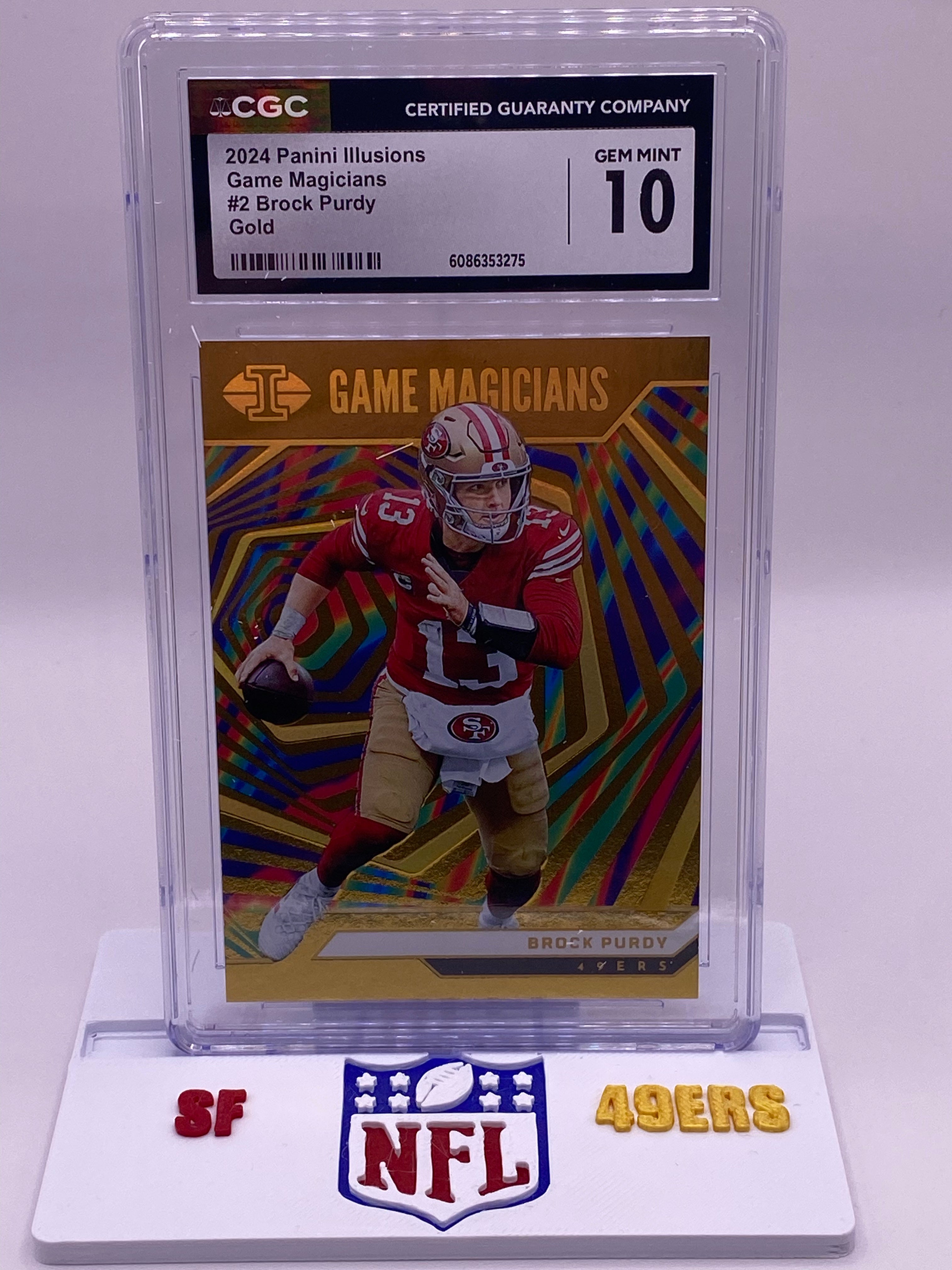 2024 Panini Illusions Brock Purdy #2 /25 Serial Numbered SF 49ers Inse ...